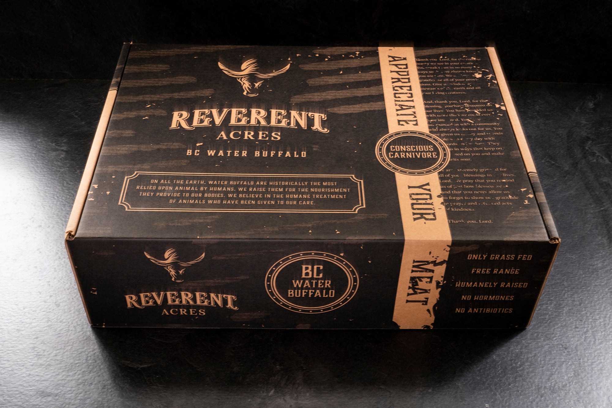 *New Items* Water Buffalo BBQ Box – Reverent Acres